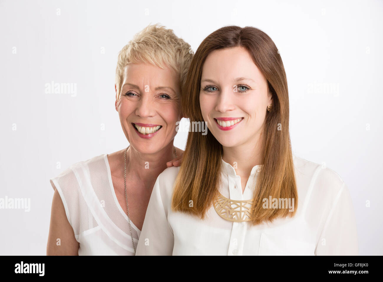 Portrait mother and daughter Stock Photo - Alamy