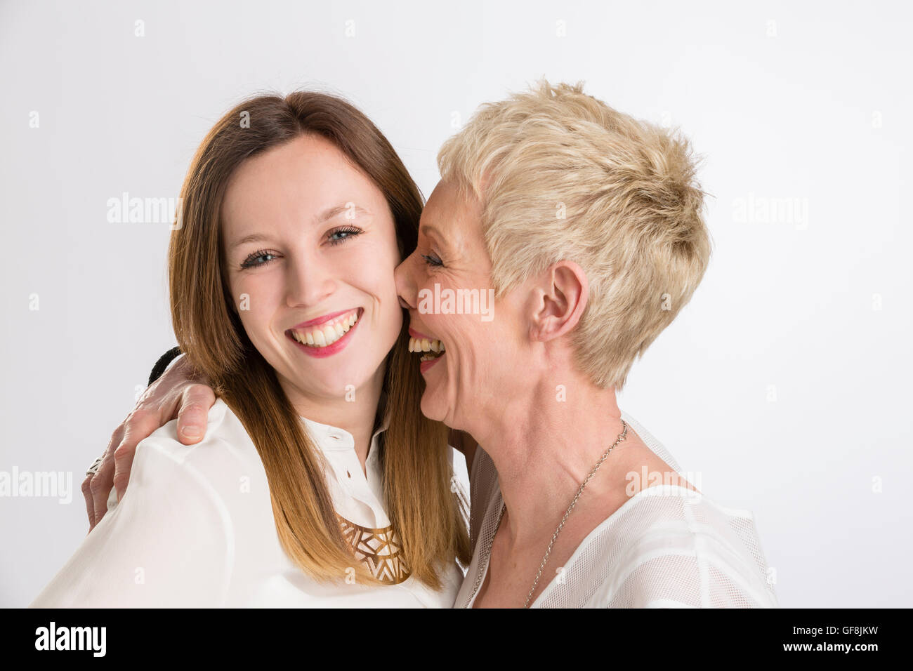 Portrait mother and daughter Stock Photo - Alamy