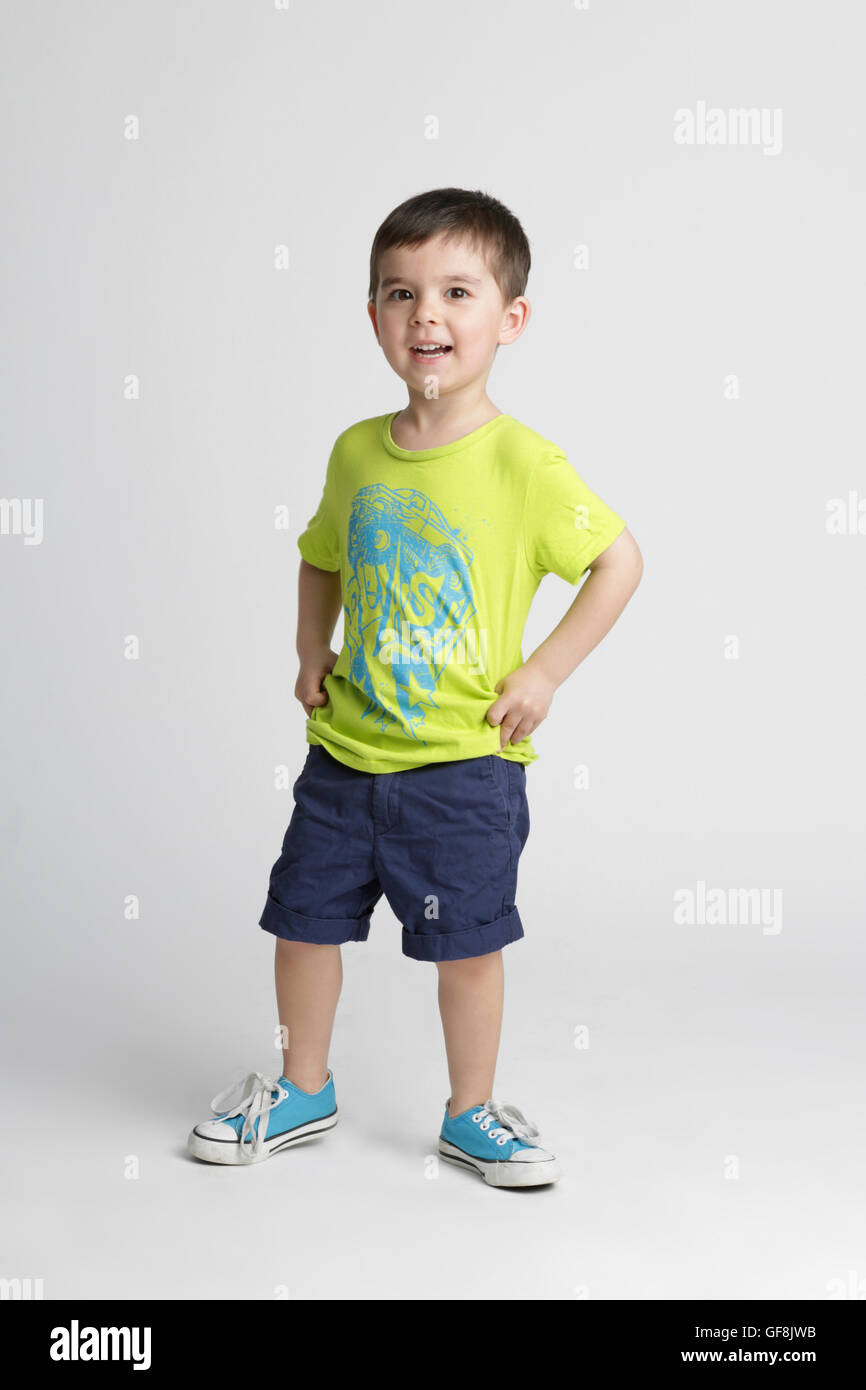 Boy short shorts hi-res stock photography and images - Alamy