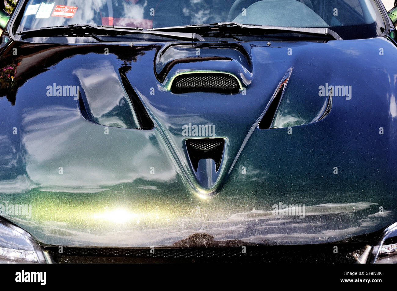 Car tuning exhibition in Saint-Christole-les-Ales in the French ...