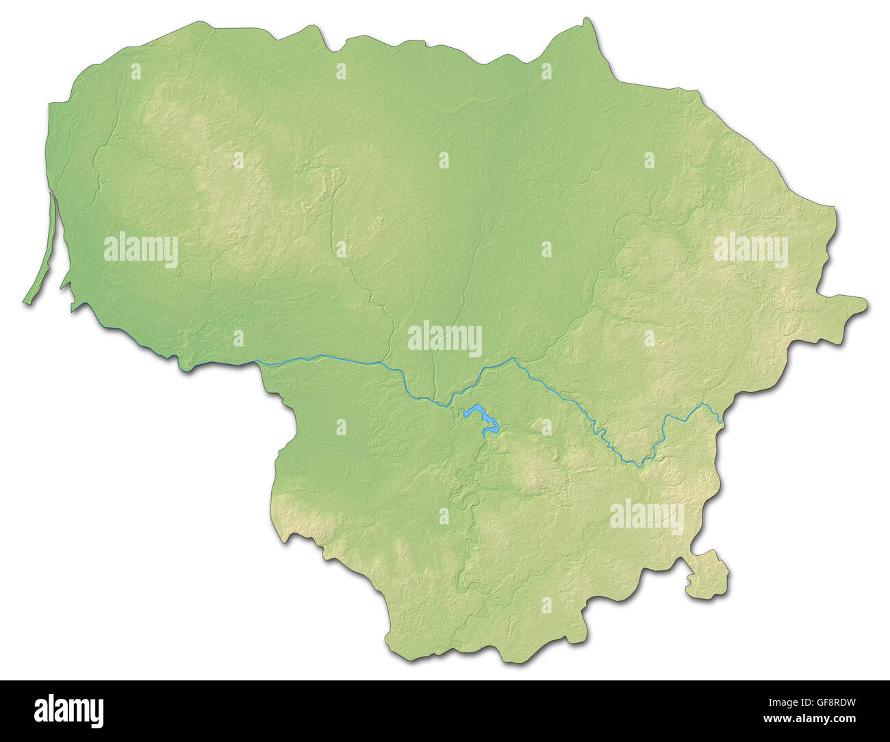Lithuania maps hi-res stock photography and images - Alamy