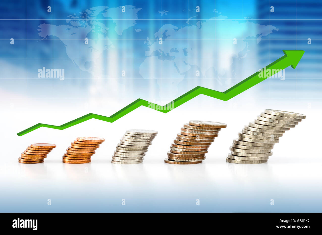 Map of coin hi-res stock photography and images - Alamy