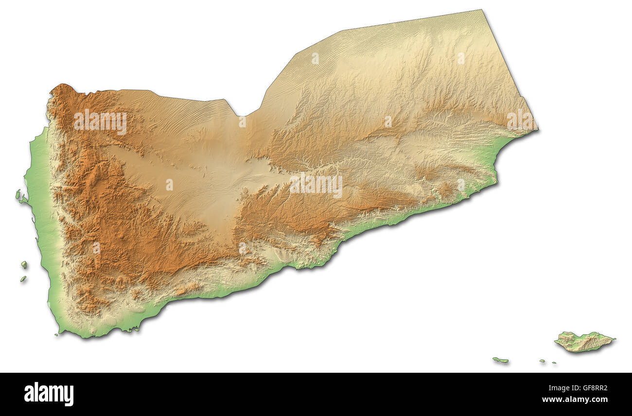 Yemen map hi-res stock photography and images - Alamy