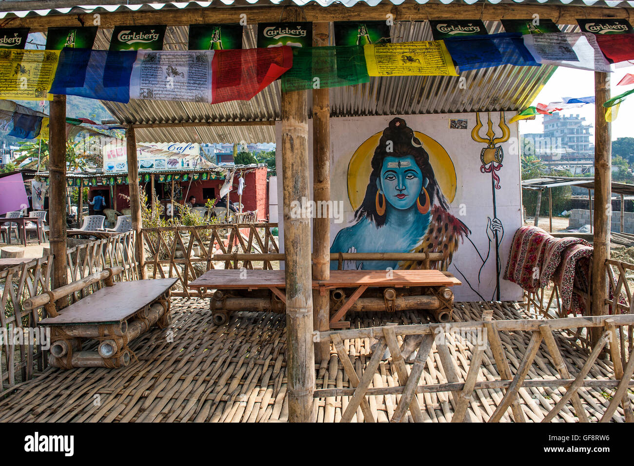 Nepal, Pokhara, bar Stock Photo - Alamy