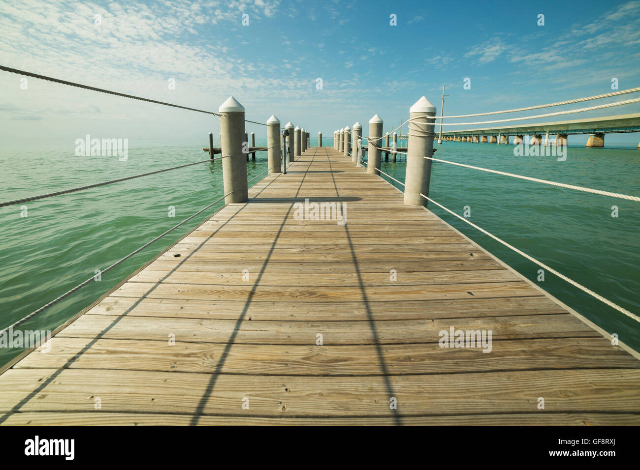 Wooden Pier, Key West, Florida Stock Photo - Alamy