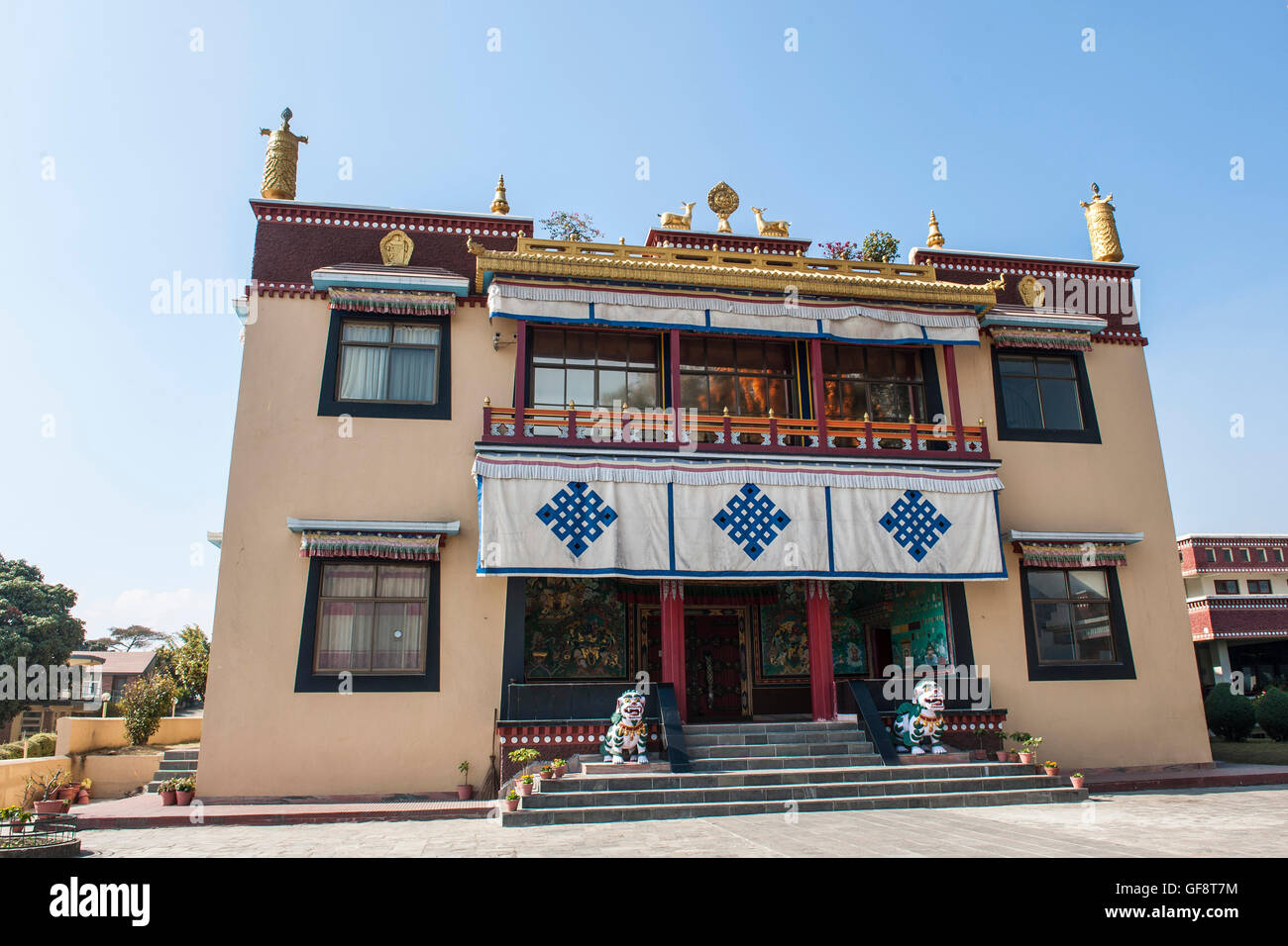 Nepal, Katmandu, Kopan monastery Stock Photo - Alamy