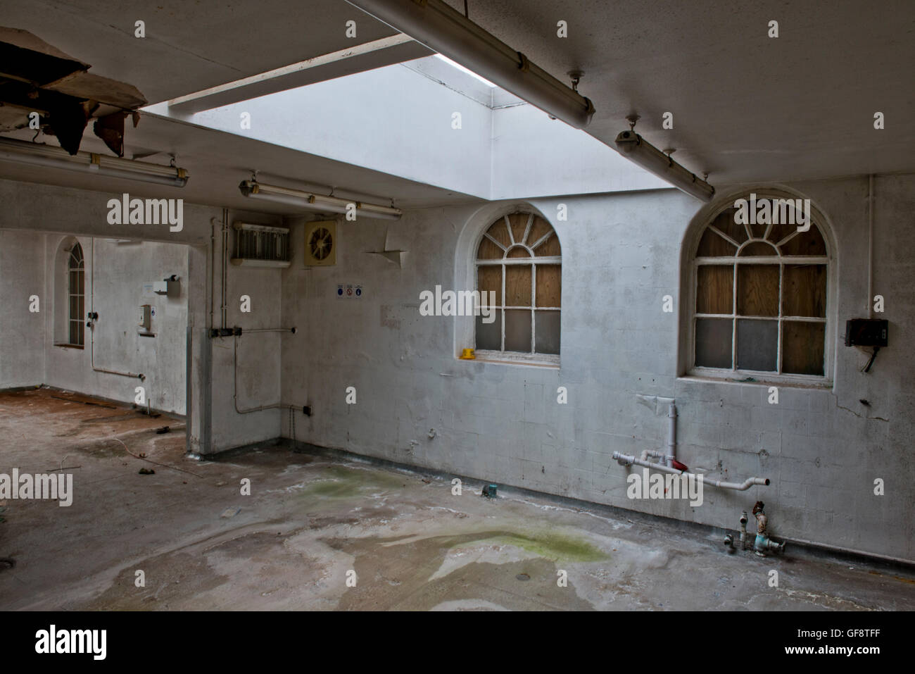 Interior image showing part of the closed St Clements Hospital in ...