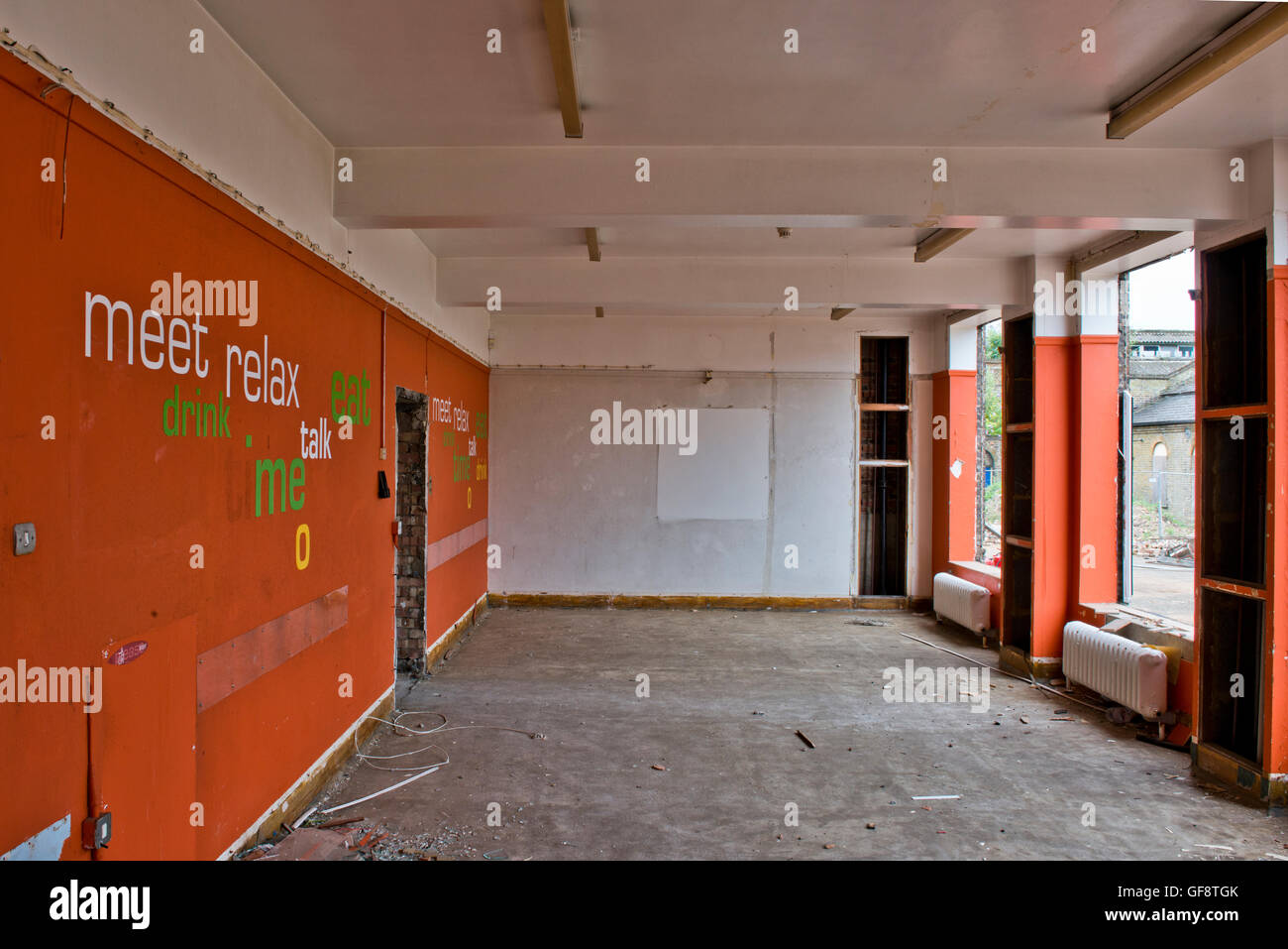 Interior image showing part of the closed St Clements Hospital in ...