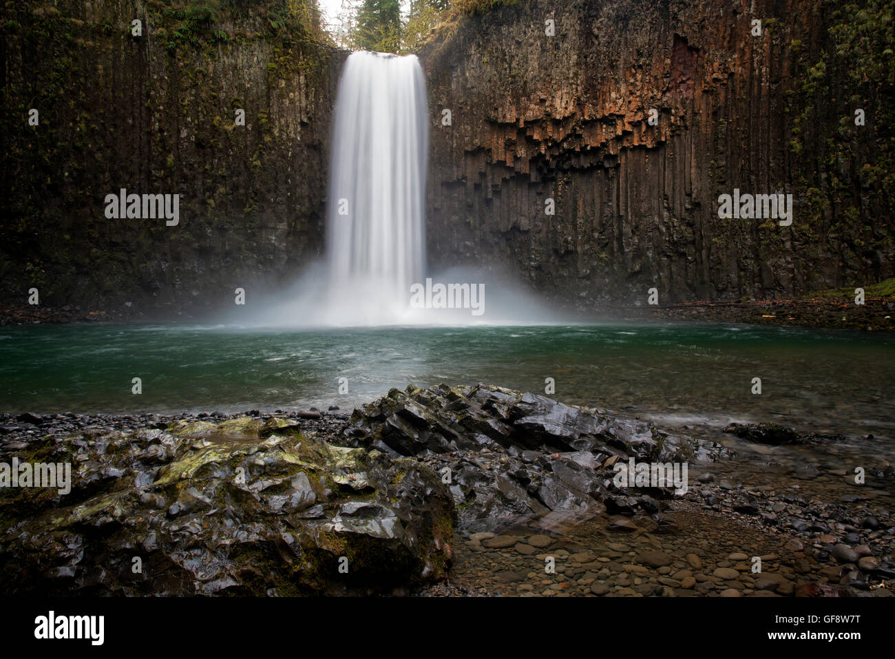 Abiqua Falls. Oregon Stock Photo - Alamy