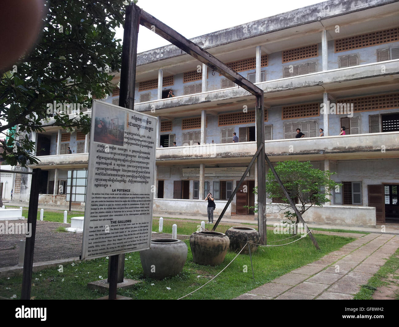 A place of torture of thousands of victims by the pol Pot regime at S21 ...