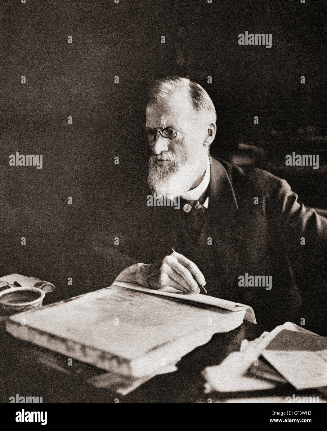 Albert Robida, 1848 – 1926. French illustrator, etcher, lithographer ...