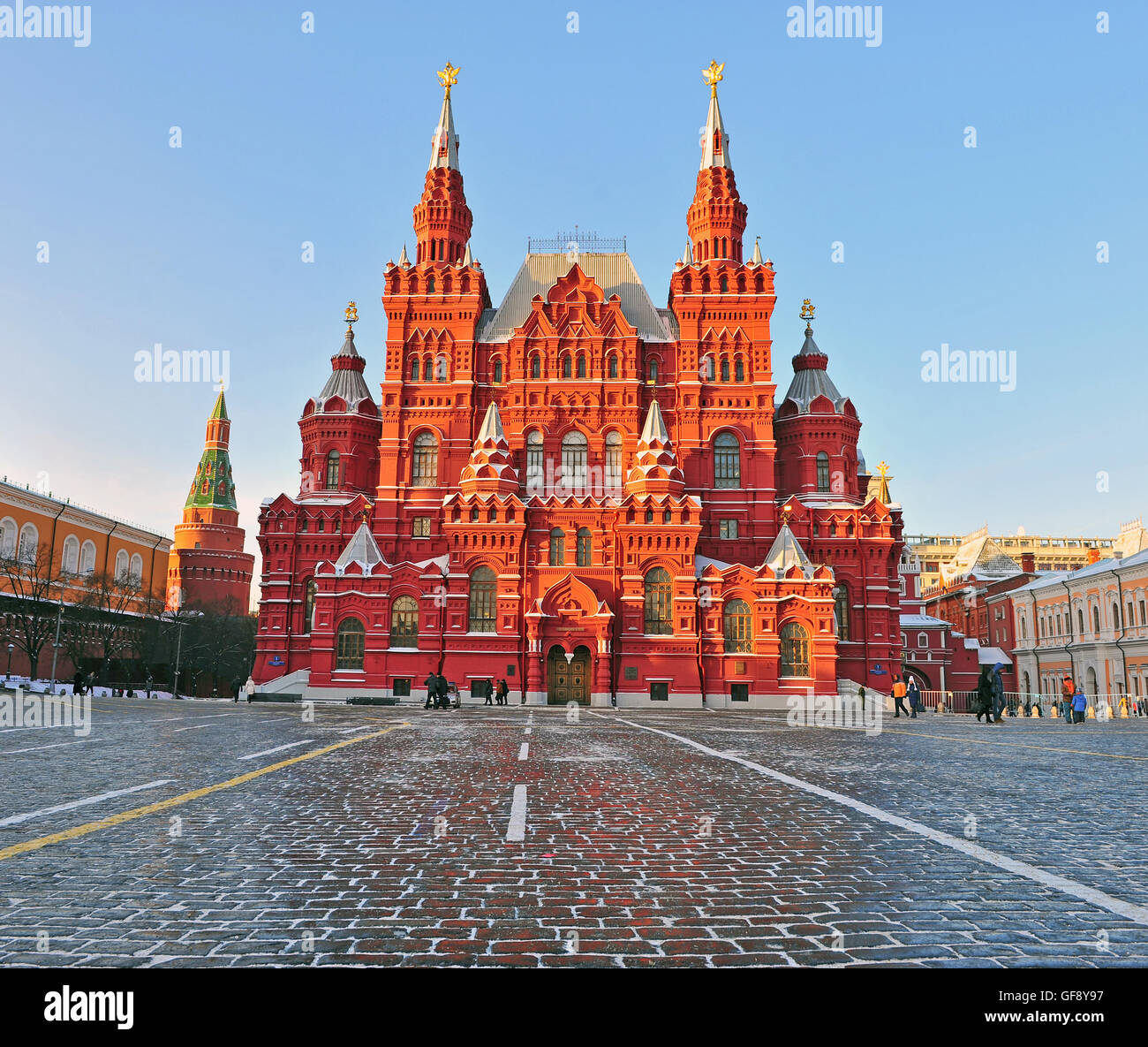 Moscow historical museum building in the Red Square Stock Photo - Alamy