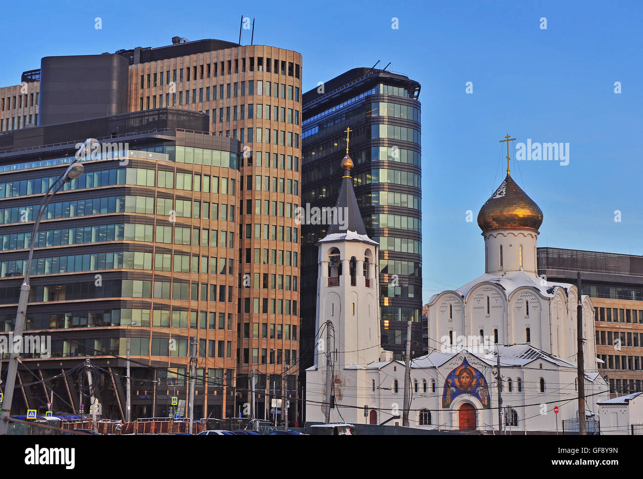 Old and modern architecture of Moscow, Russia Stock Photo - Alamy