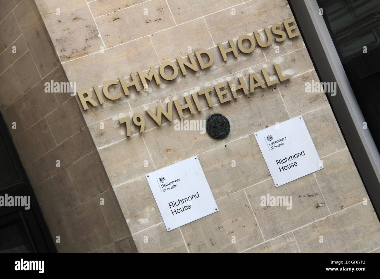 Department Health Richmond House Whitehall High Resolution Stock ...