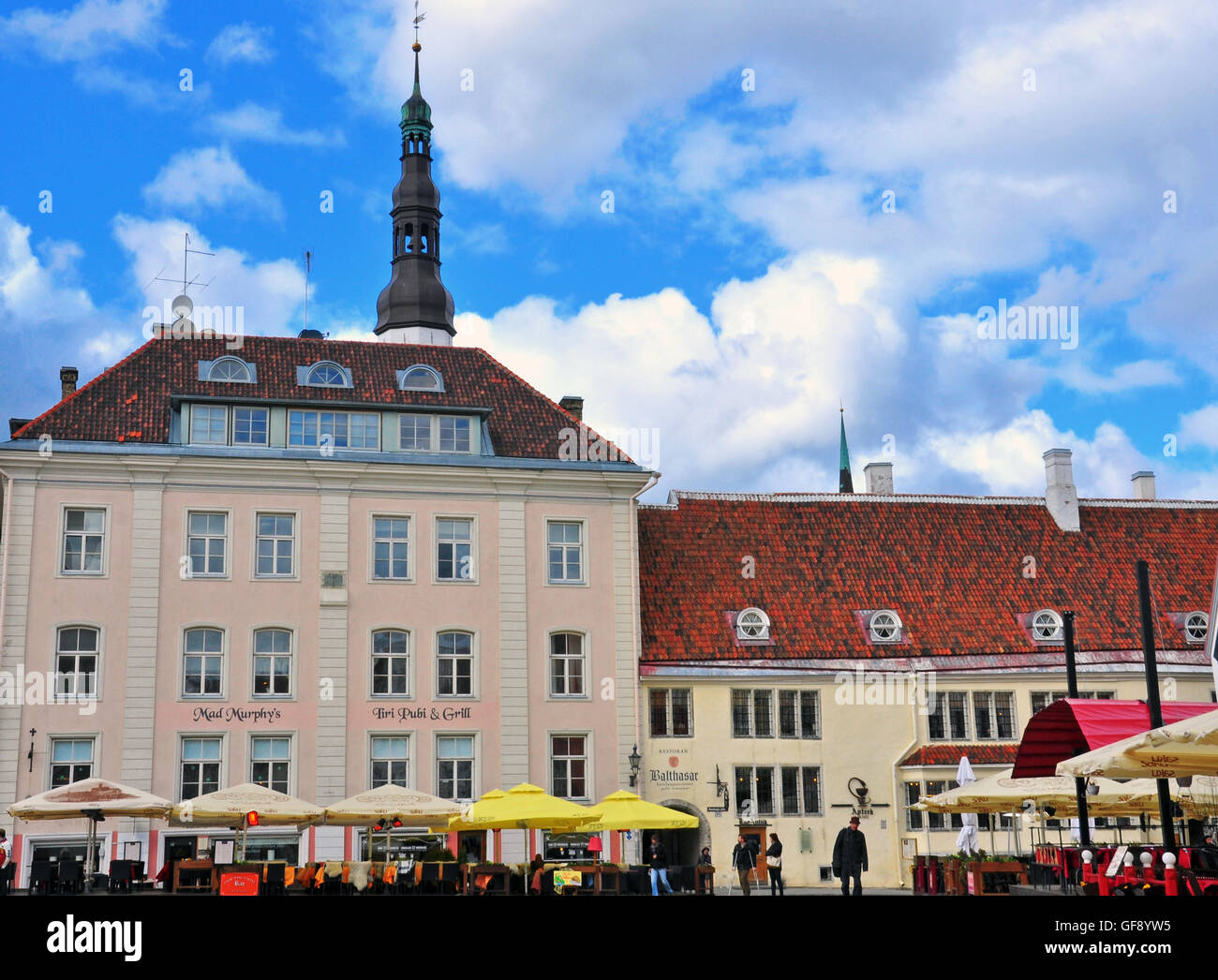 Tallinn main square estonia hi-res stock photography and images - Alamy