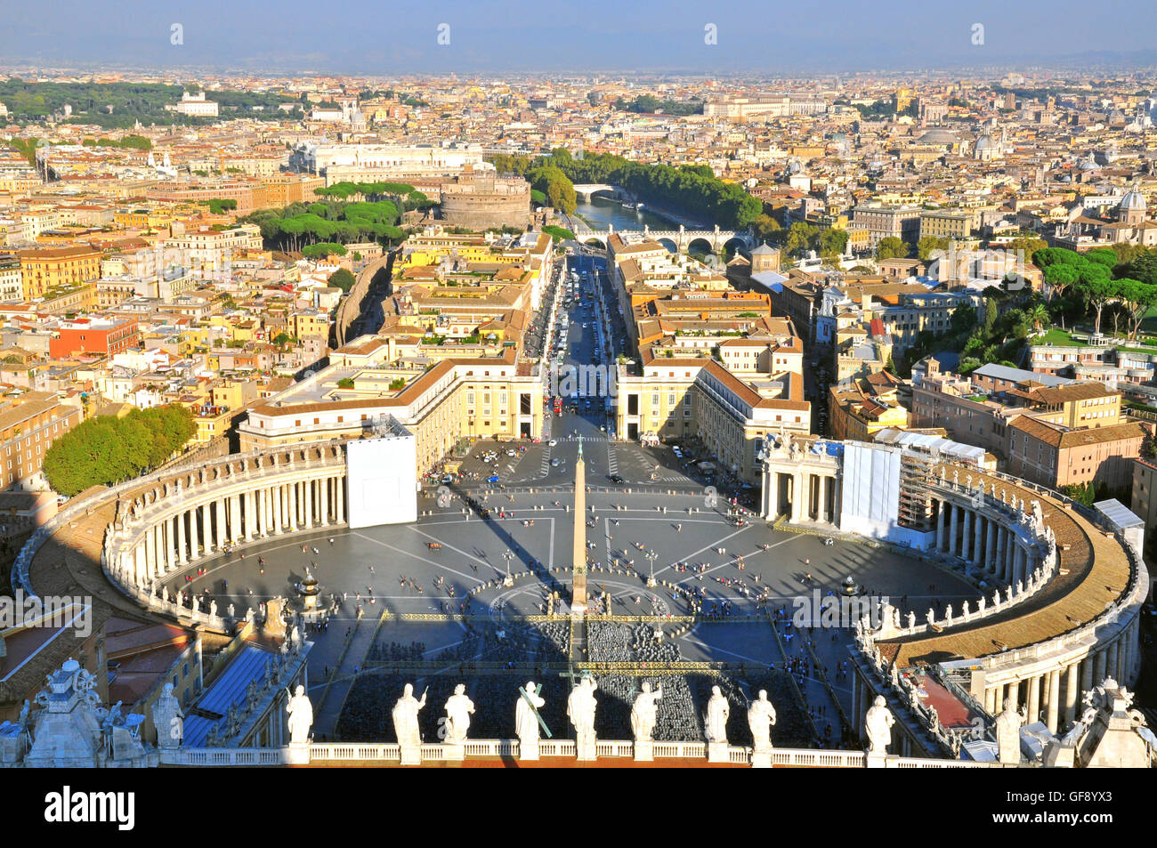 Aerial view of the vatican hi-res stock photography and images - Alamy