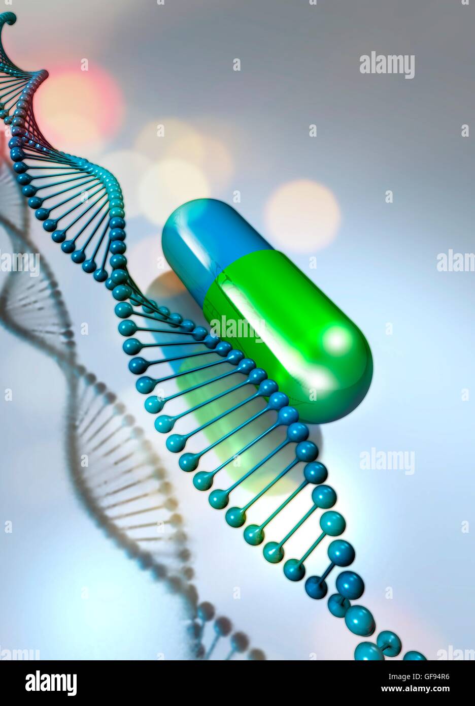 Pill and dna hi-res stock photography and images - Alamy