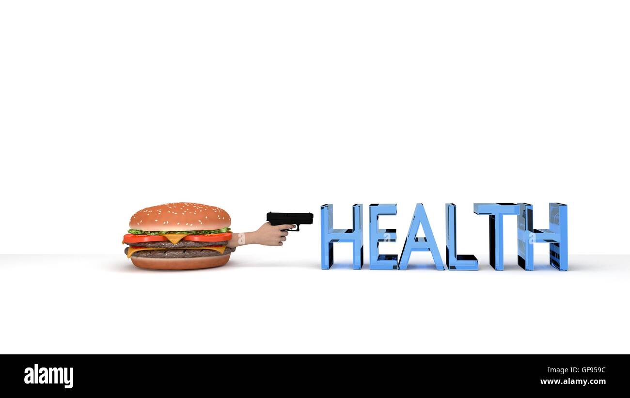 Burger with a gun hi-res stock photography and images - Alamy