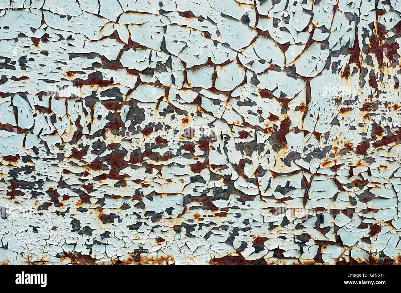 Texture of aged paint and rust on metal Stock Photo - Alamy