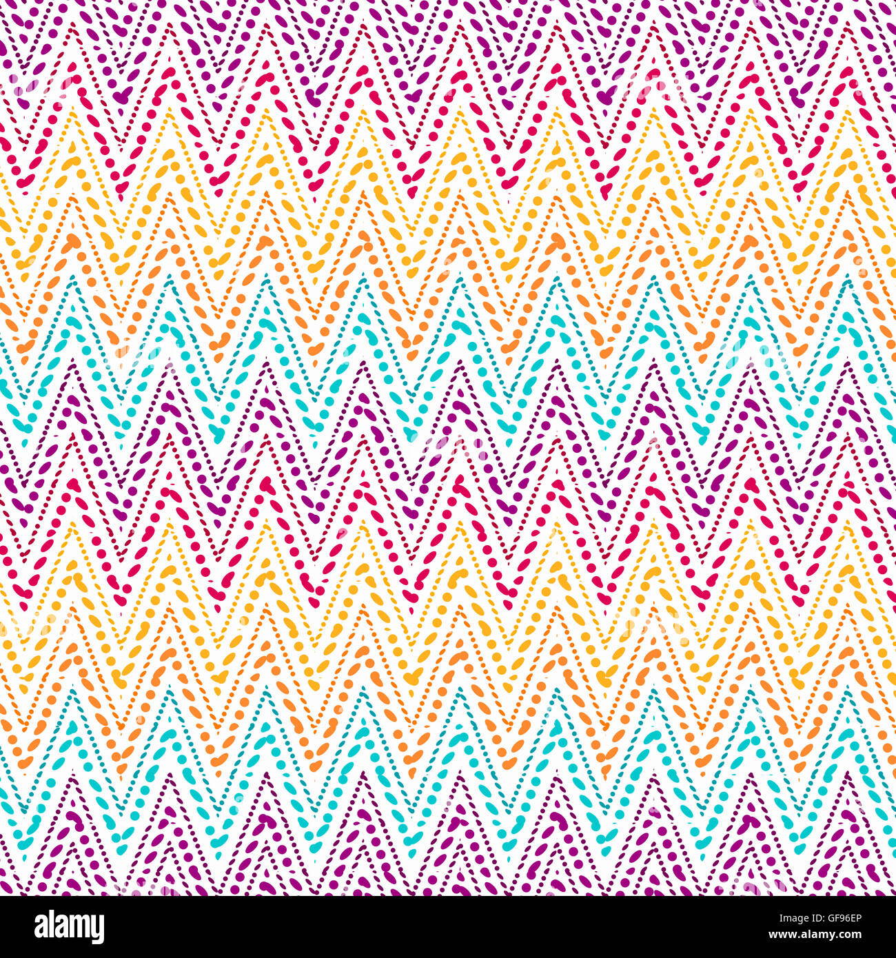 colorfull dots chevron pattern. zig zag background Stock Photo - Alamy