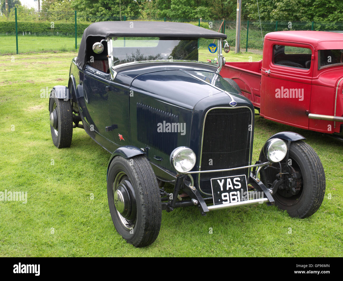 Classic Ford Hot Rod at Thorpe Camp visitor center Stock Photo - Alamy