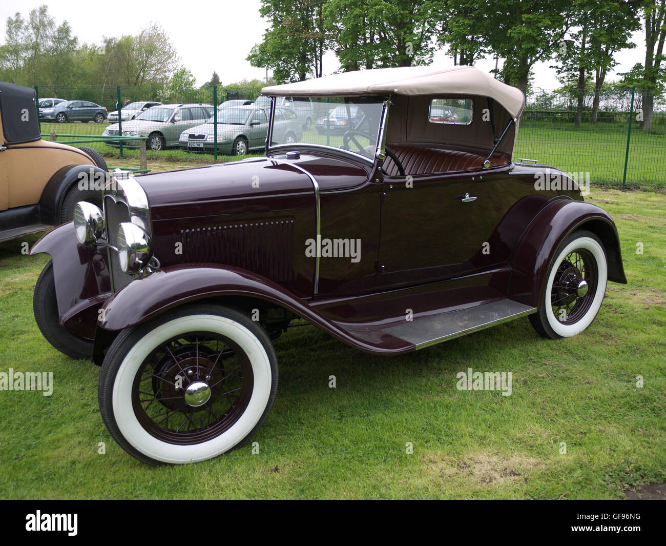 Classic Hot Rod at Thorpe Camp visitor center Stock Photo - Alamy