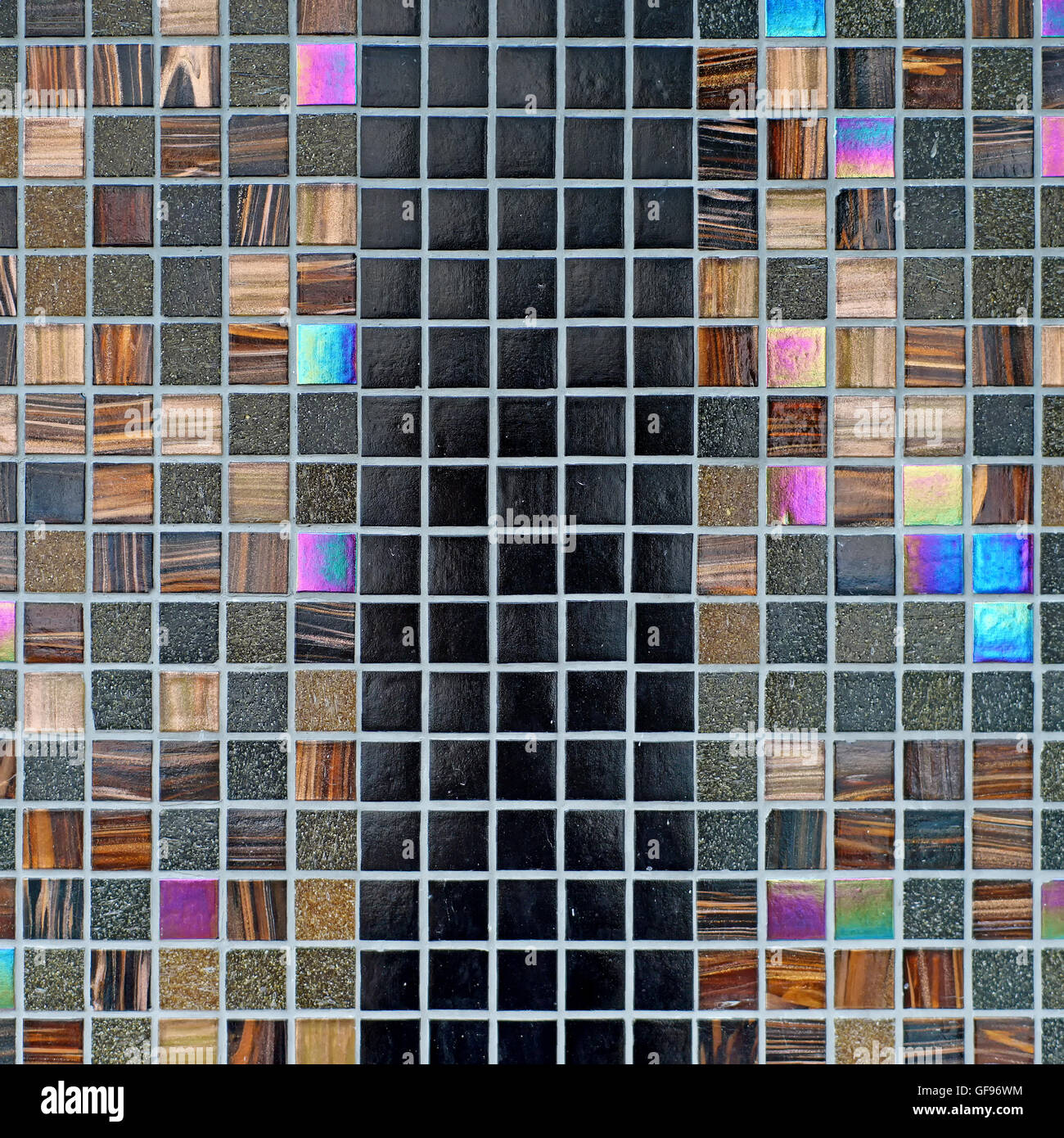 colorful mosaic tiles wall as architecture background Stock Photo - Alamy
