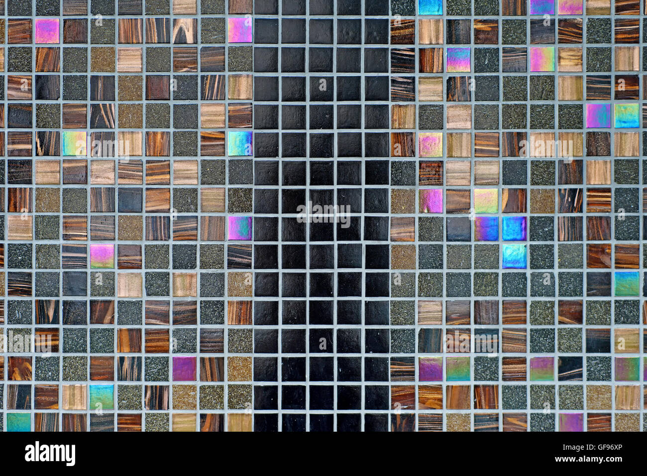 colorful mosaic tiles wall as architecture background Stock Photo - Alamy