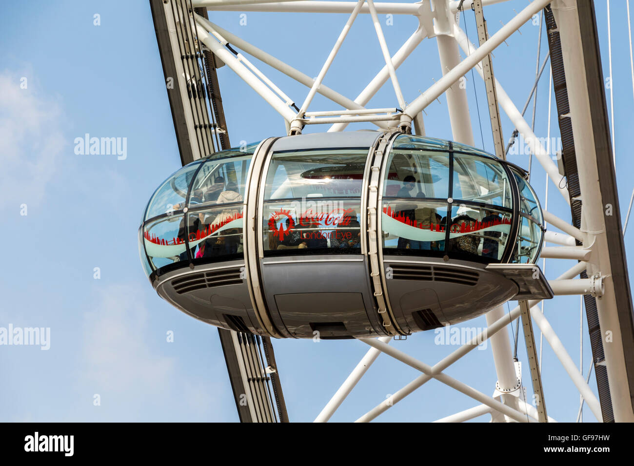 London Eye Viewing Pod Stock Photo - Alamy