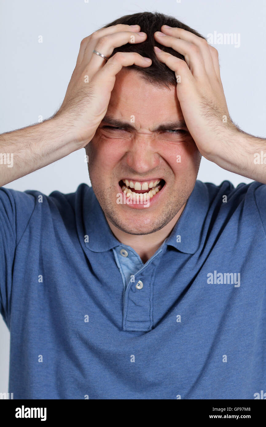 men angry expression Stock Photo - Alamy