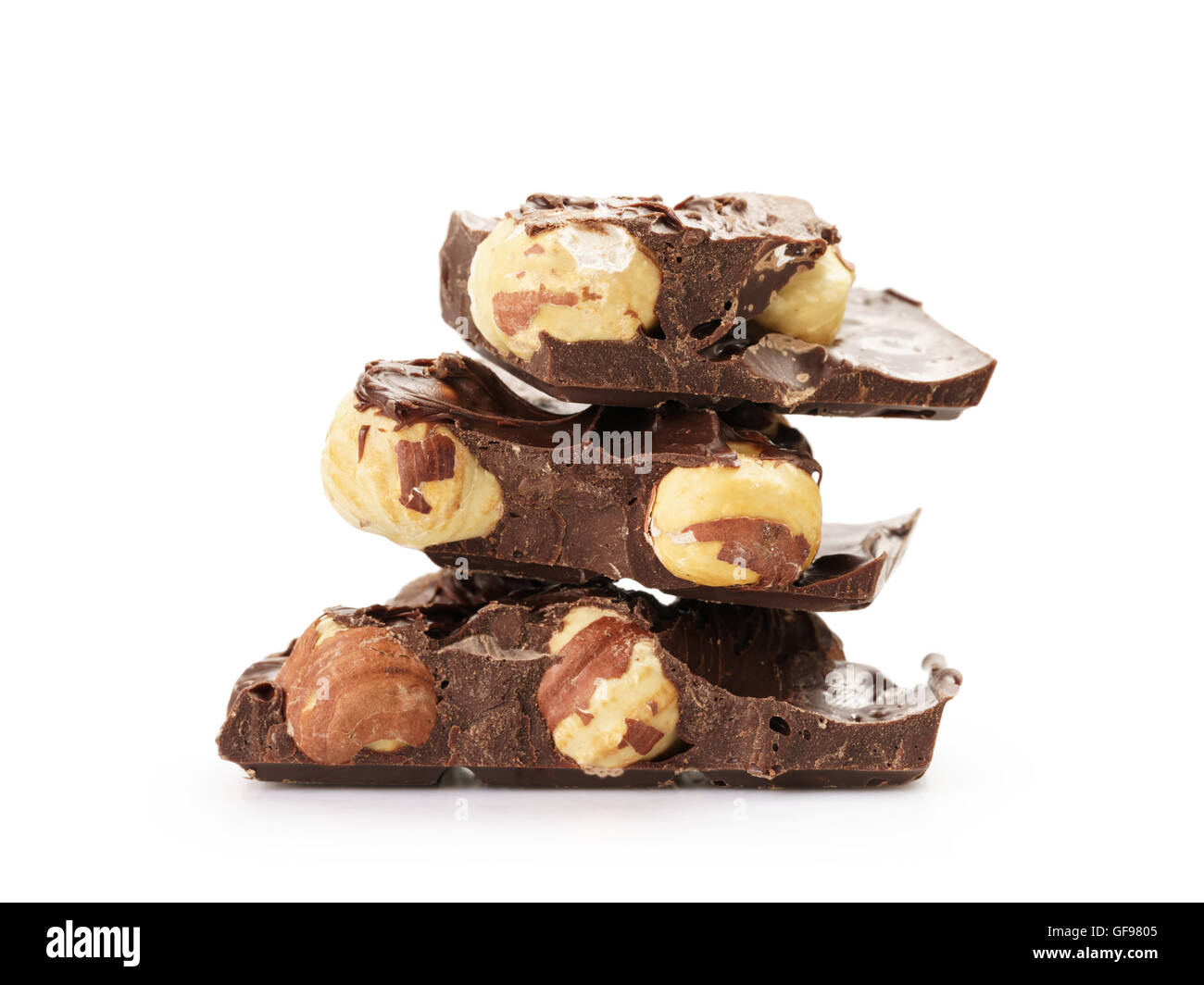 Whole nut milk chocolate bar hi-res stock photography and images - Alamy