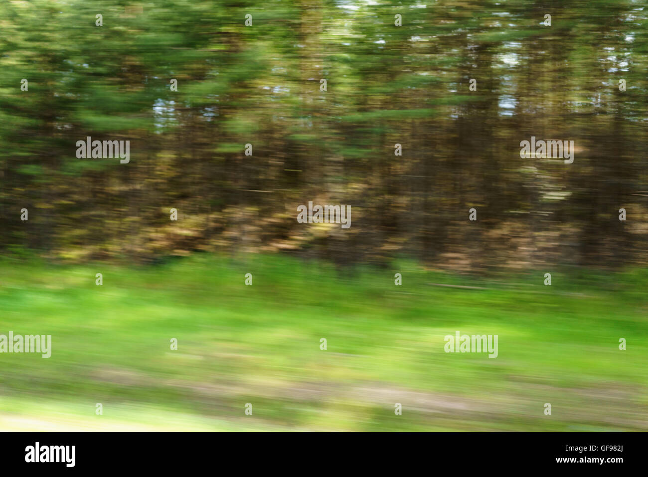 motion blur background of green countryside Stock Photo - Alamy