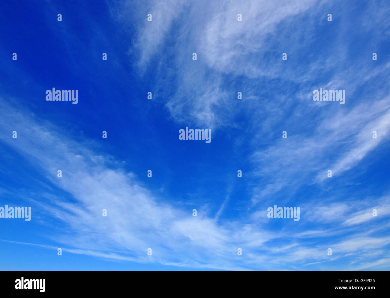 Beautiful blue sky with clouds Stock Photo - Alamy