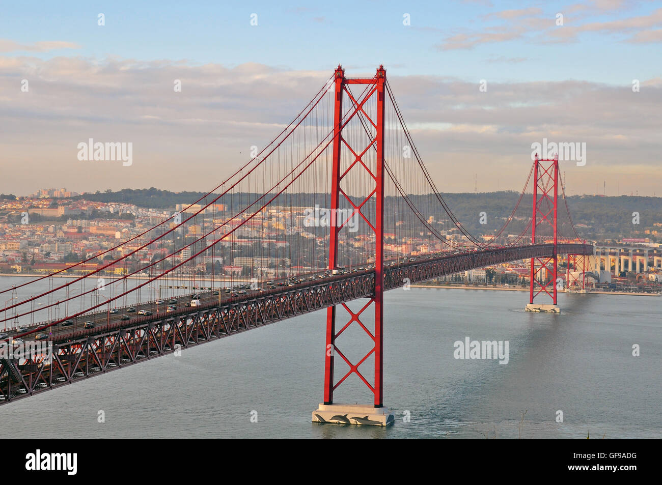 Lisbon red bridge hi-res stock photography and images - Alamy