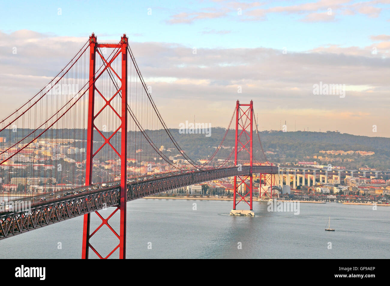 Lisbon bridge hi-res stock photography and images - Alamy