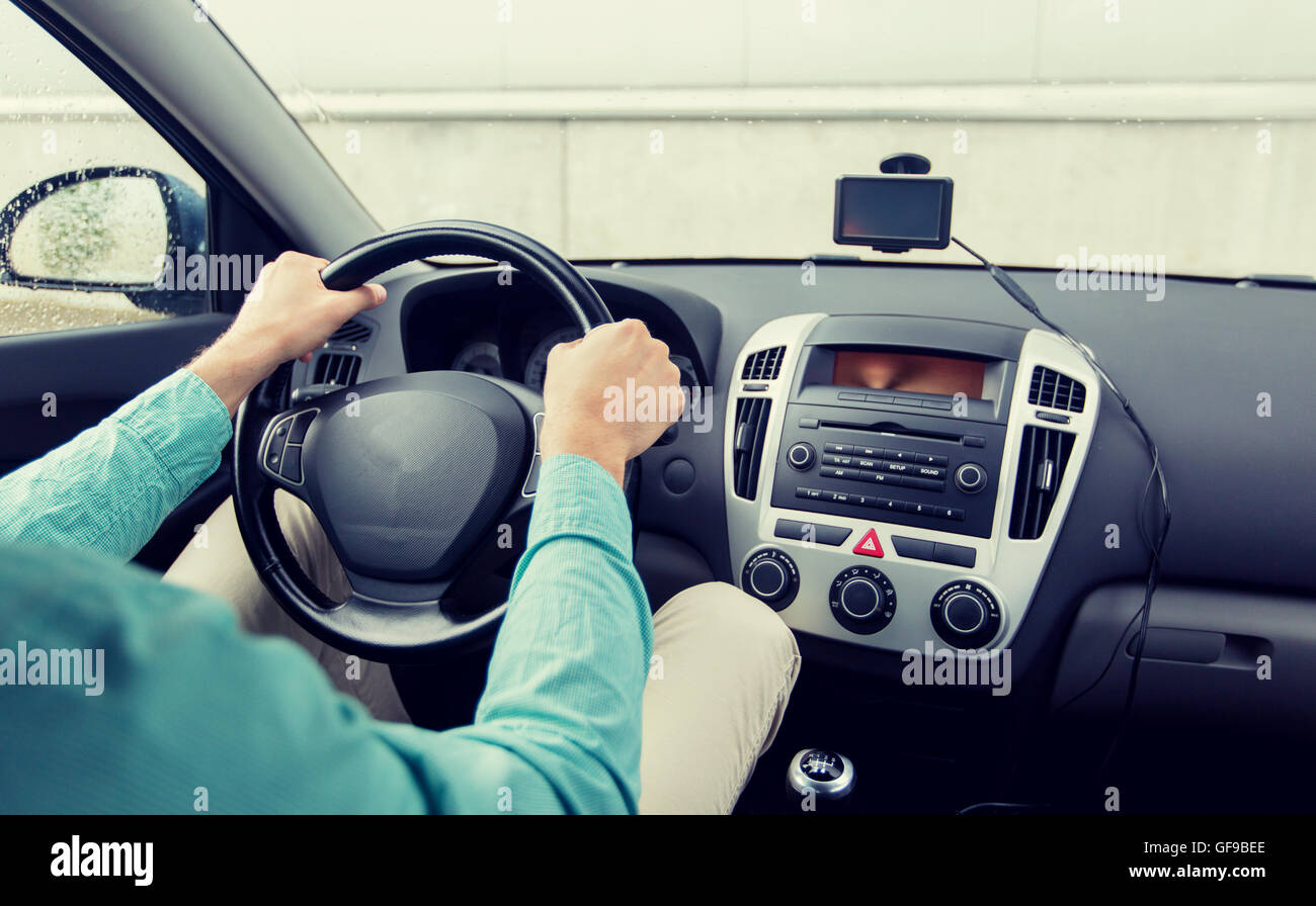 close up of young man driving car Stock Photo - Alamy