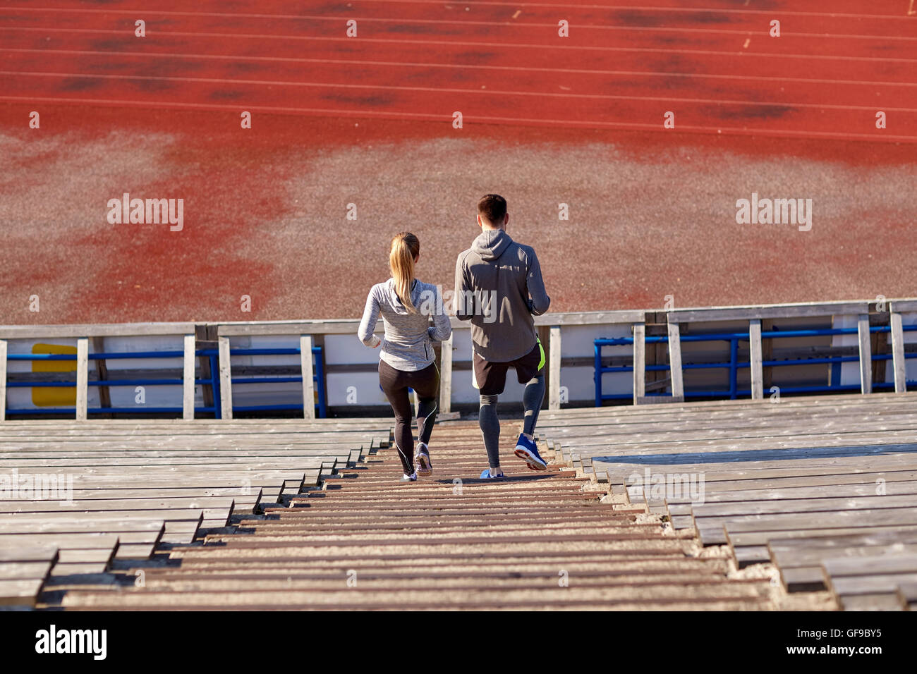 couple walking downstairs on stadium Stock Photo - Alamy couple walking downstairs on stadium Stock Photo - Alamy