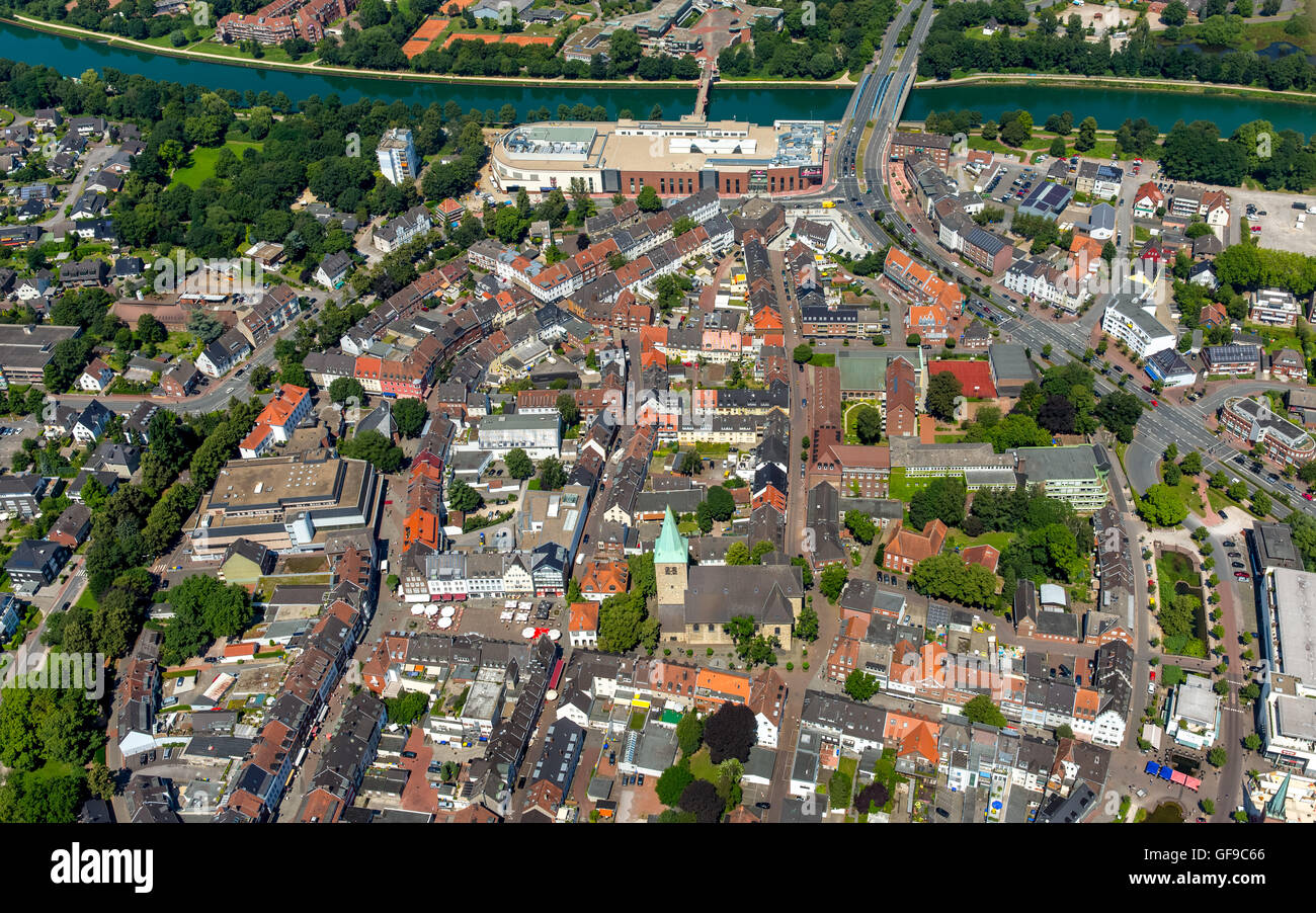 Downtown dorsten west ditch and south graben hi-res stock photography ...