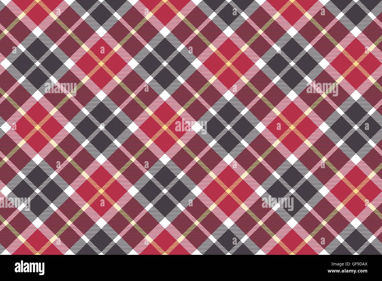 Red and gray check diagonal seamless texture. Vector illustration Stock ...