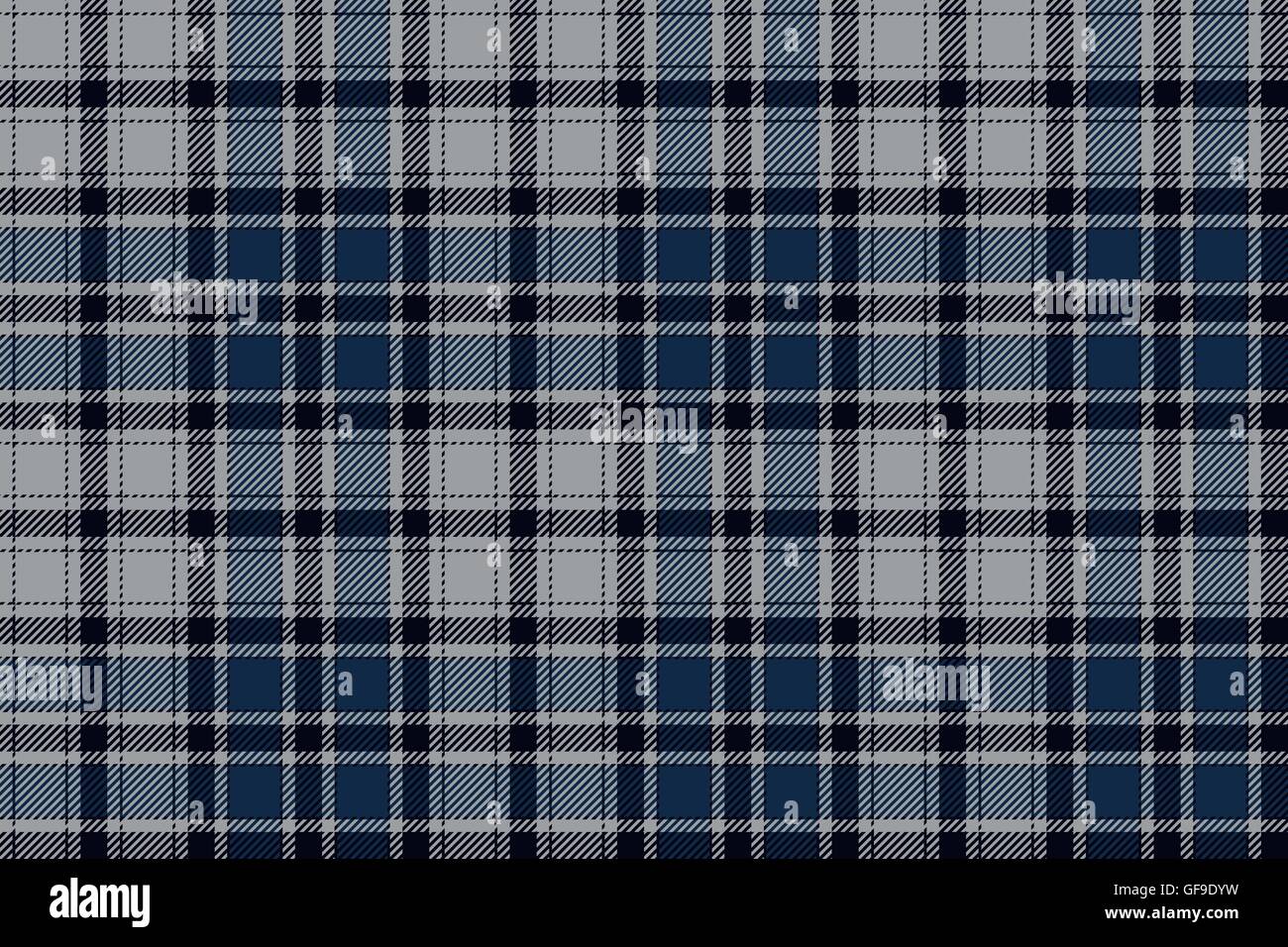 Blue plaid seamless fabric pattern. Vector illustration. EPS10 Stock ...