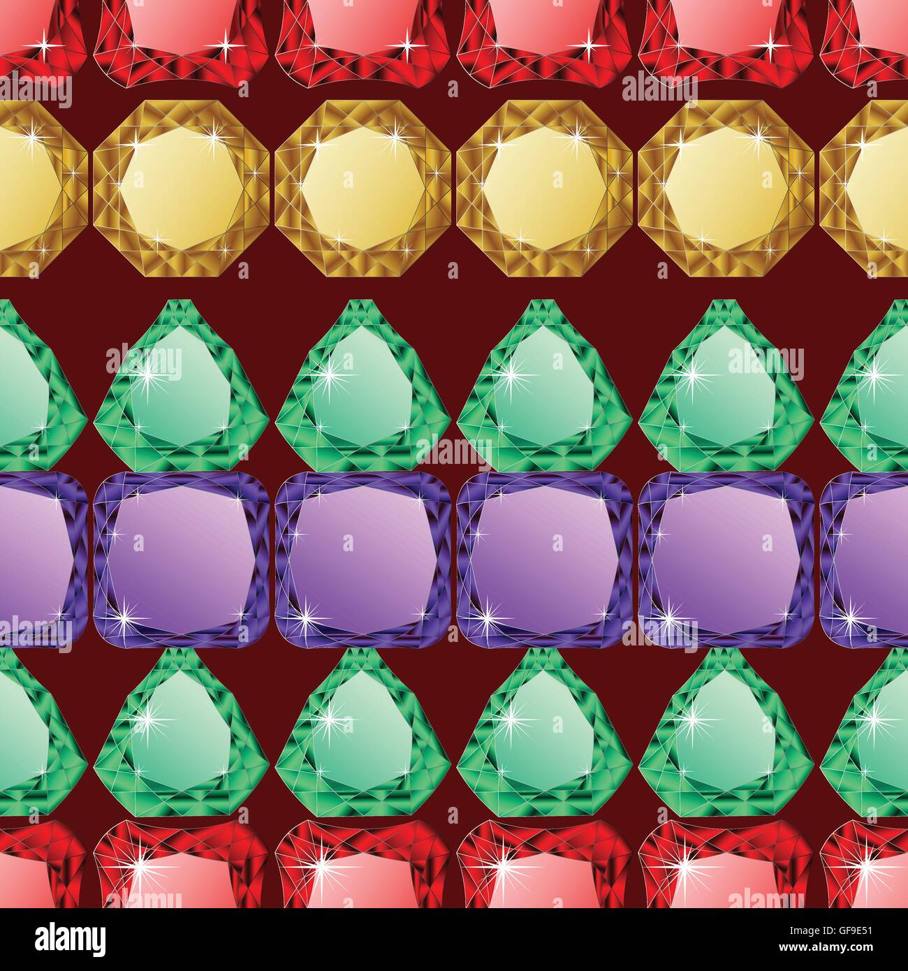 Diamonds seamless pattern Stock Vector Image & Art - Alamy