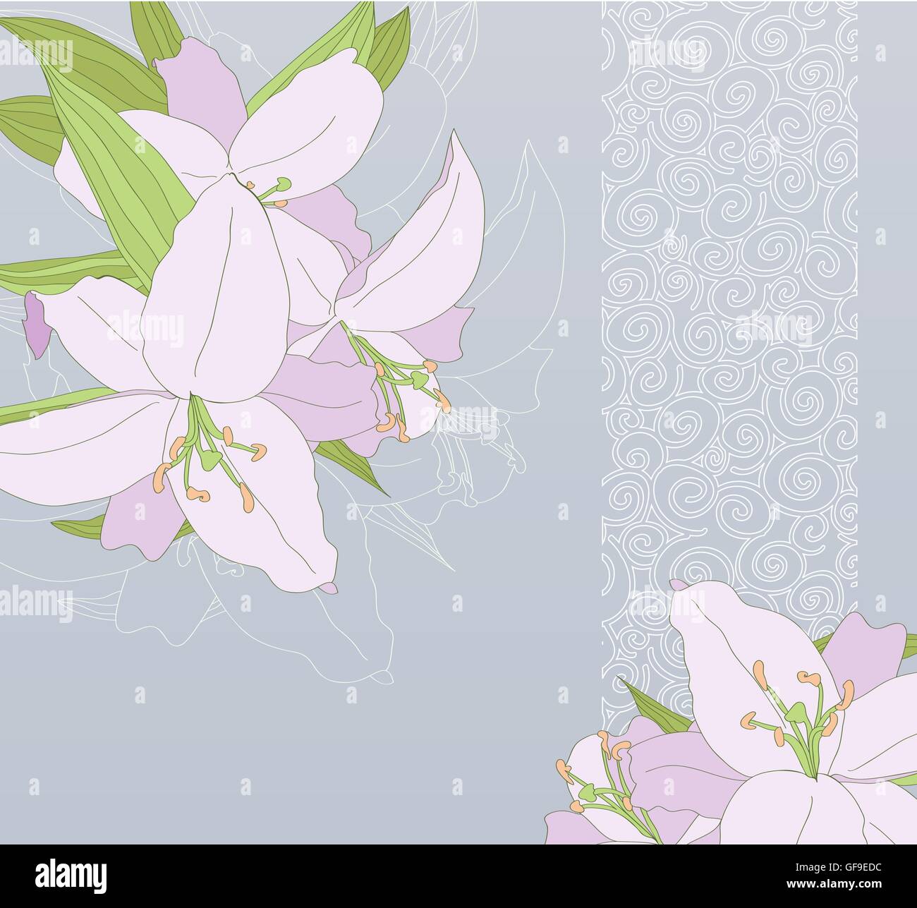 Wood lilies Stock Vector Images - Alamy