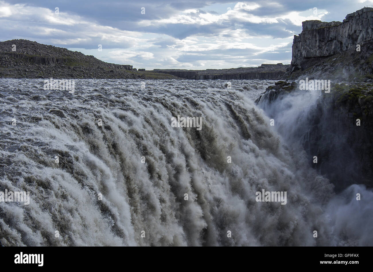 Detifoss waterfall. on of the best attraction in Iceland. Dettifoss is ...
