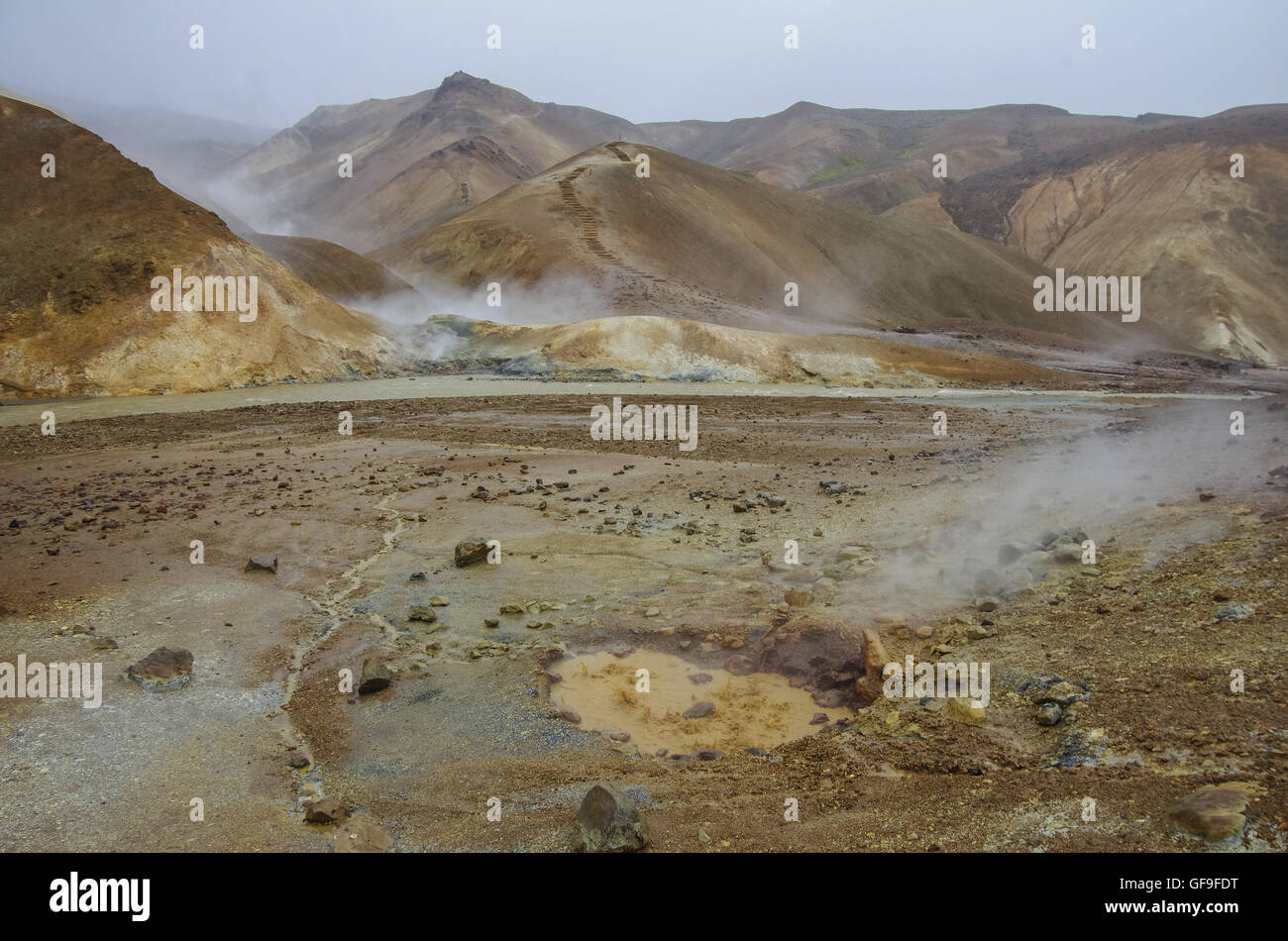 Geothermal Valley Kerlingarfjoll, Iceland Stock Photo - Alamy