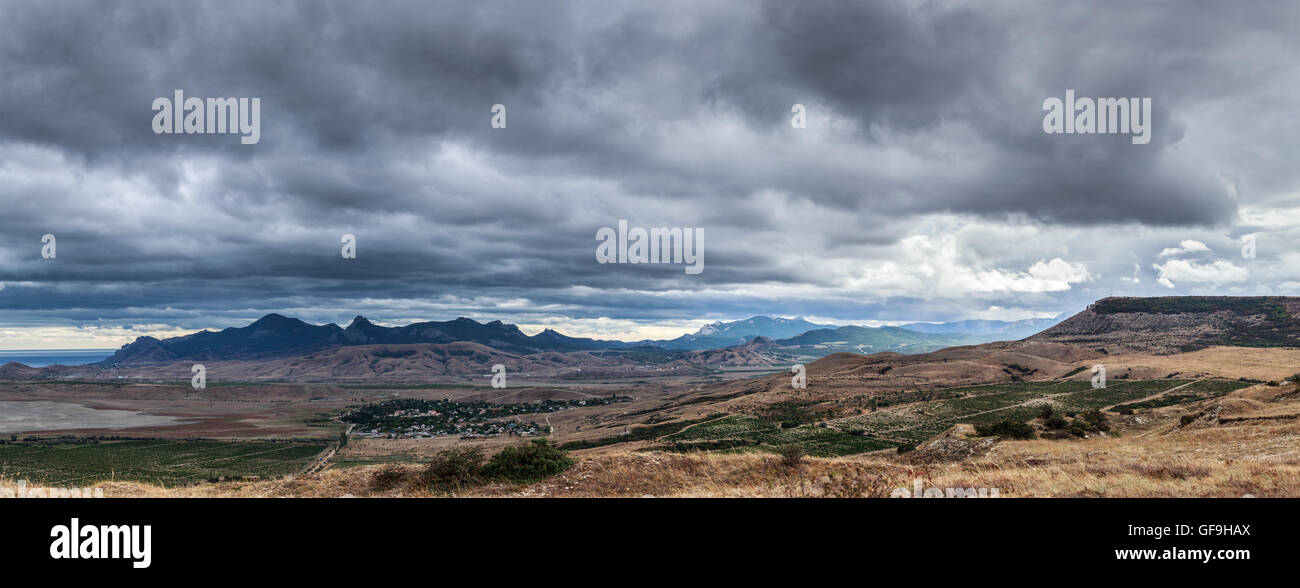 Running storm clouds Stock Photo - Alamy