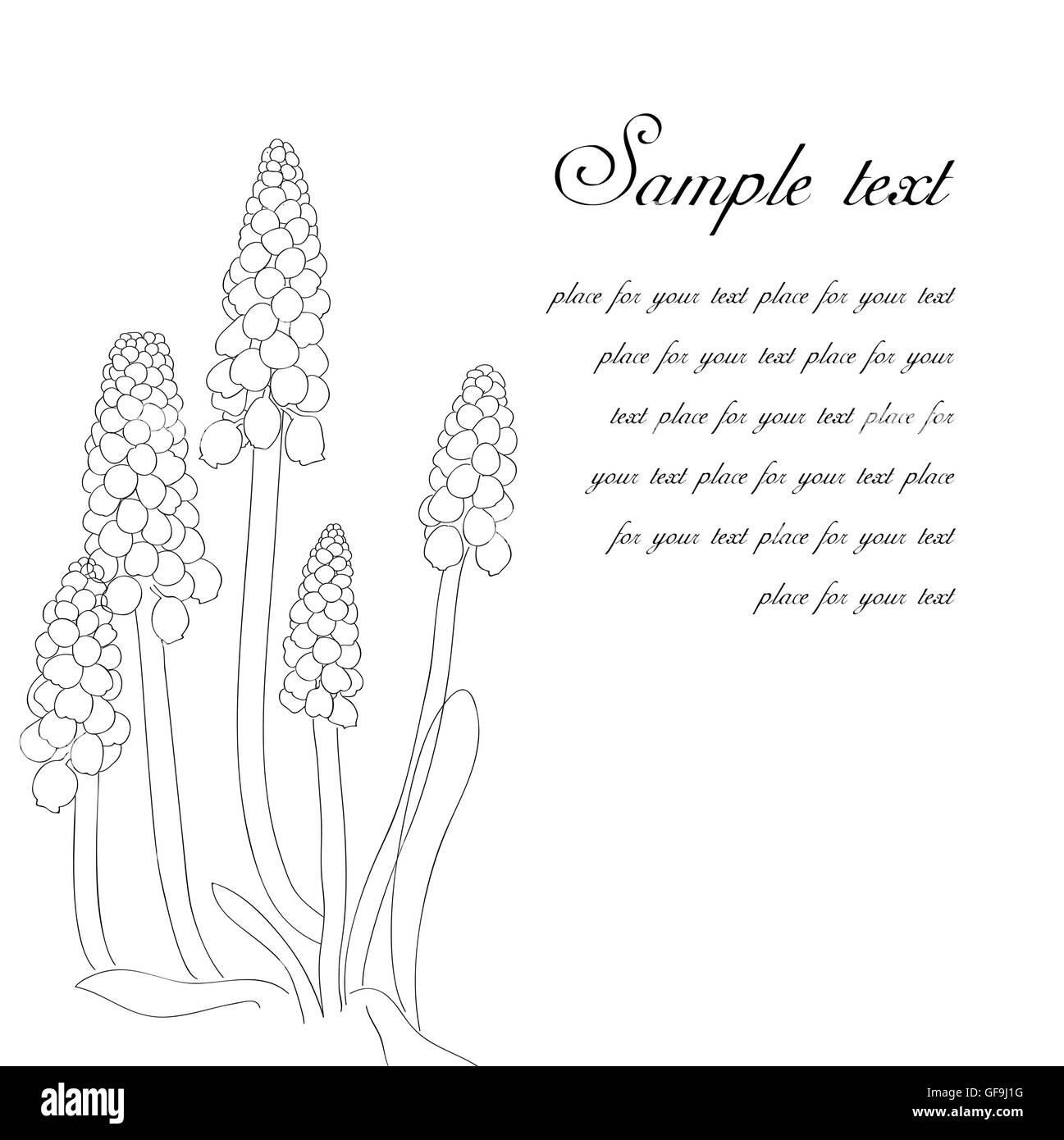 Classic greeting card Black and White Stock Photos & Images - Alamy