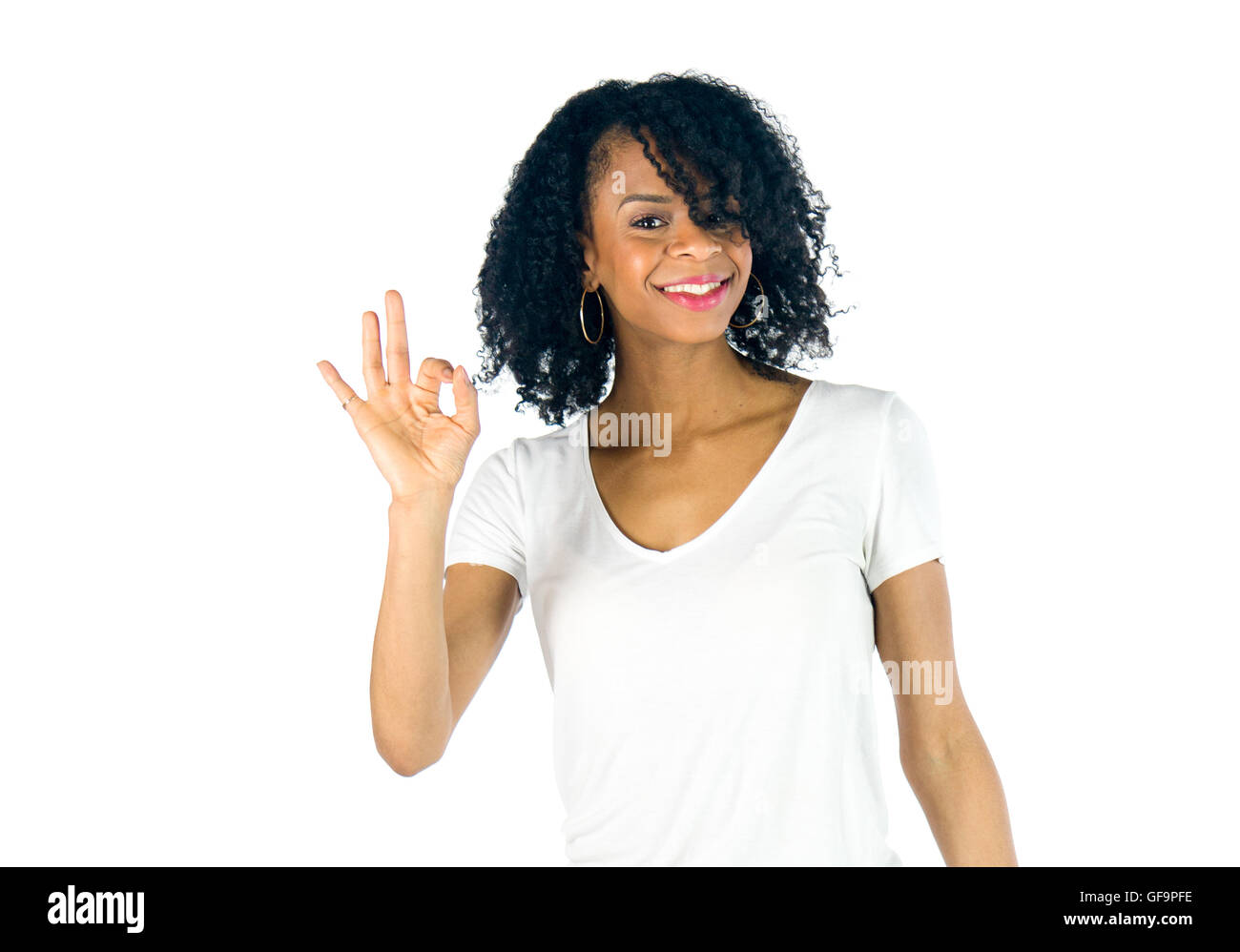 female model attractive woman on plein background with copy space ...