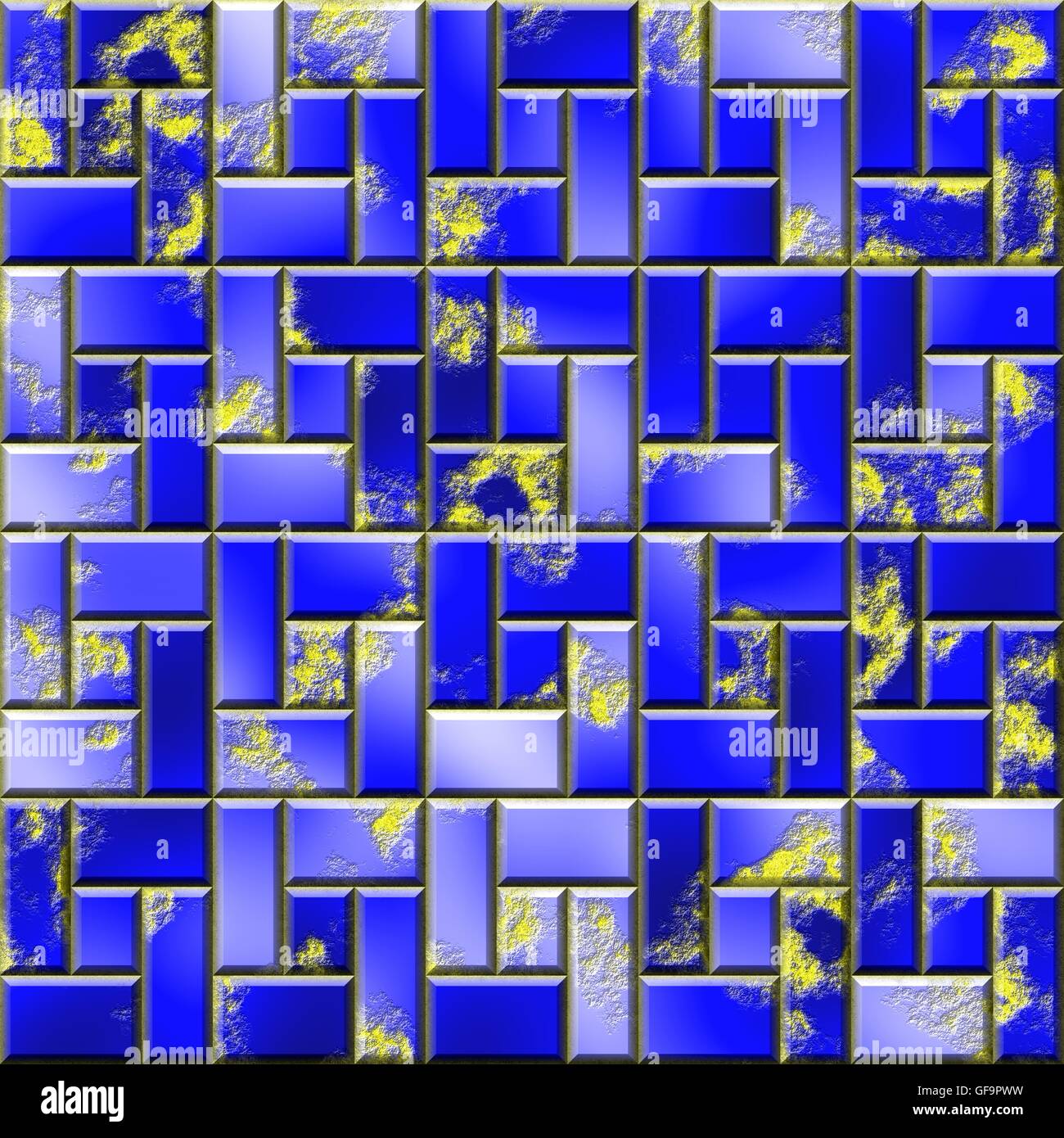 Rusty blue steel plates. Iron defense. Armor seamless texture ...