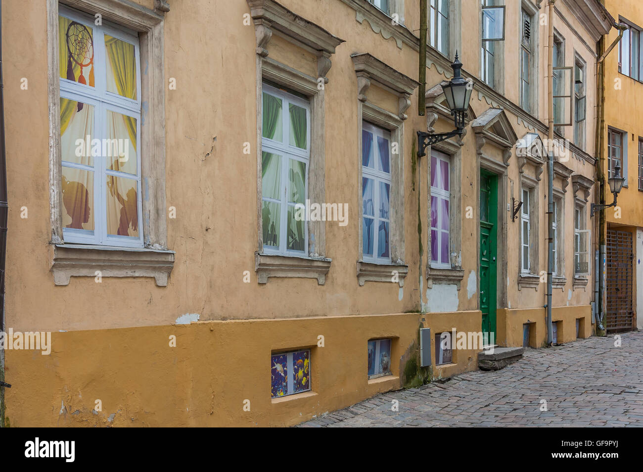 Facade Of Old House Stock Photo - Alamy