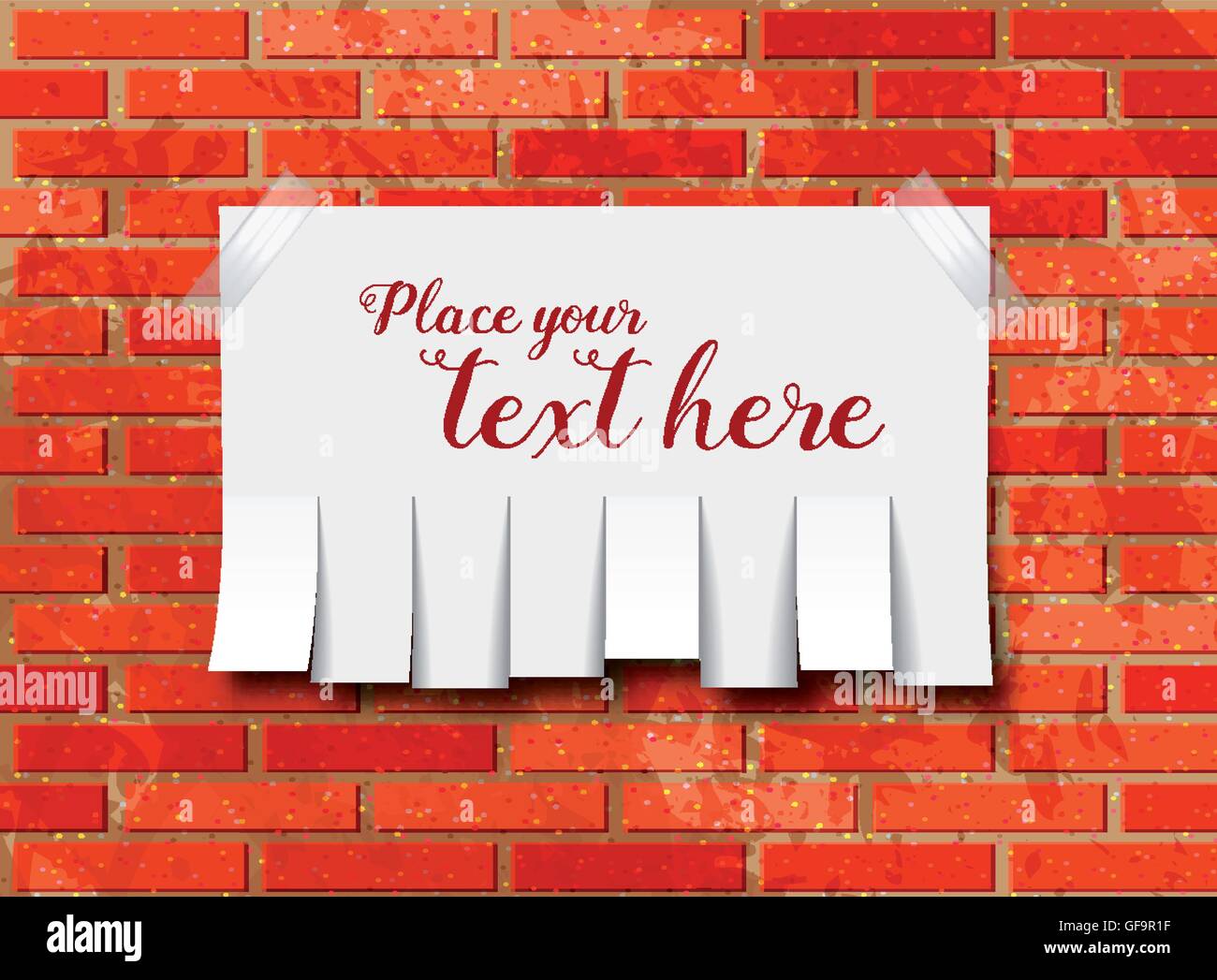 Paper slip Stock Vector Images - Alamy